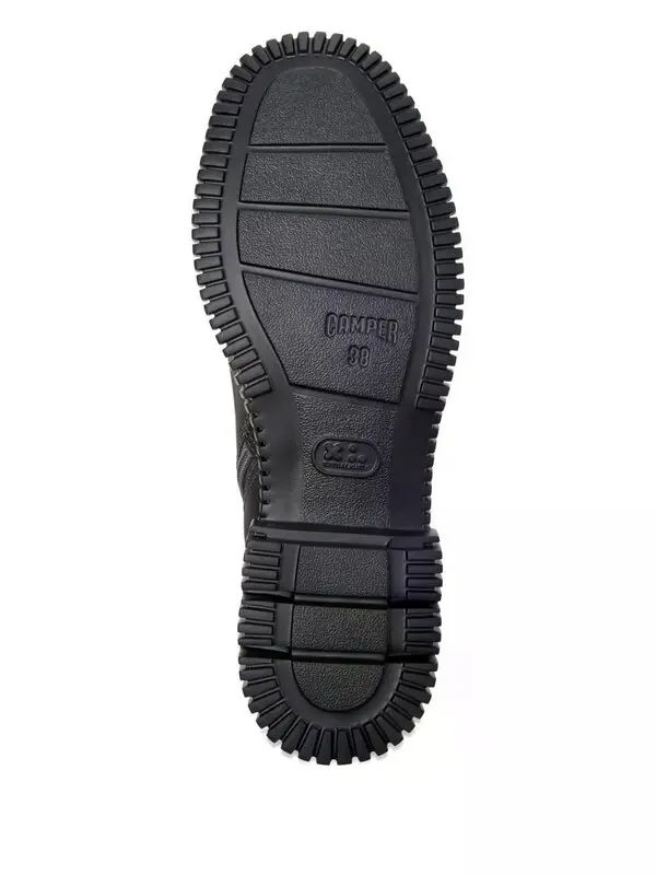 Camper Pix Lace-up Combat Boots - Grey