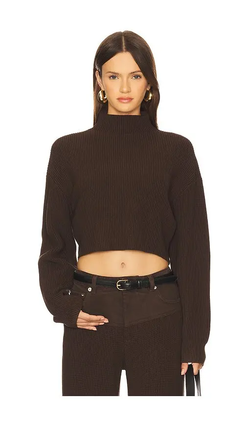 SEROYA Carmen Mid Cropped Sweater