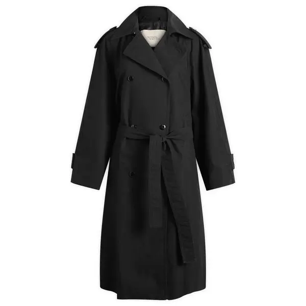 NOTHING WRITTEN Oversized Double-breasted Trench Coat