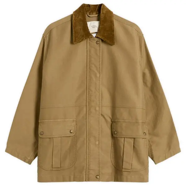 NOTHING WRITTEN Mole Skin Hunting Cotton Jacket
