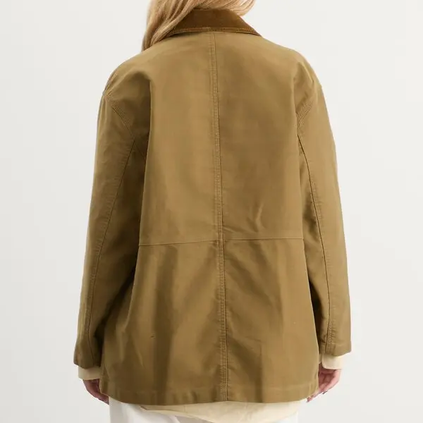 NOTHING WRITTEN Mole Skin Hunting Cotton Jacket