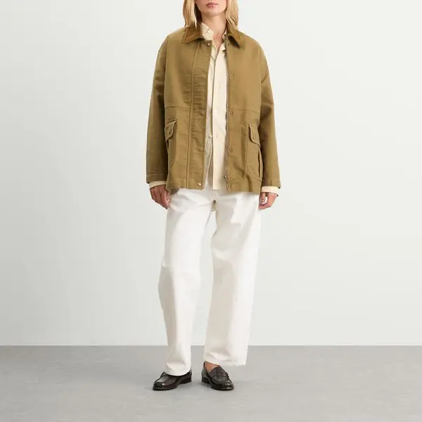 NOTHING WRITTEN Mole Skin Hunting Cotton Jacket