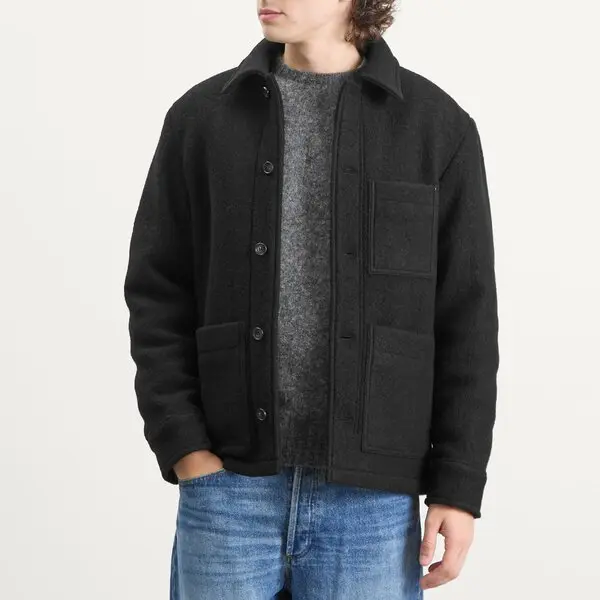 A.p.c. Emile Felted Wool Chore Jacket