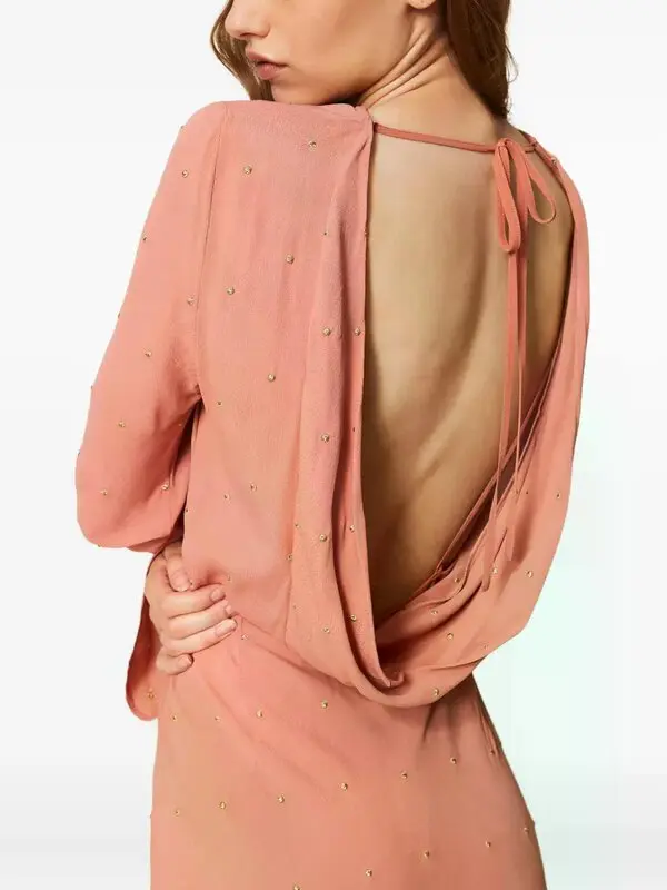 TWINSET Crystal-embellished Maxi Dress