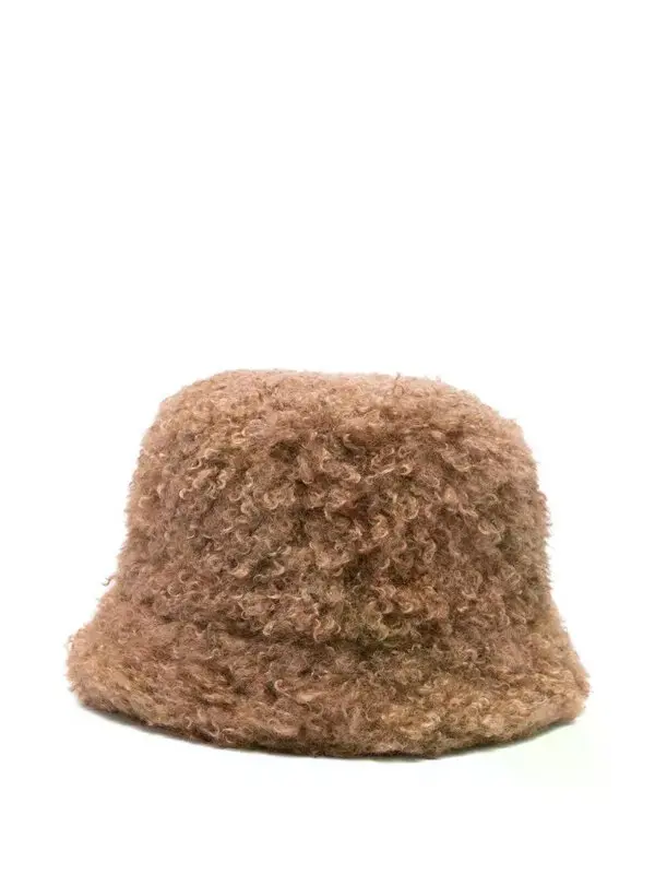 Moncler Teddy Bucket Hat - Brown