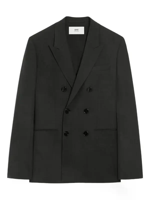 AMI Paris Double-breasted Wool Jacket