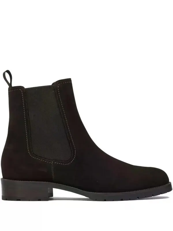 MARETTO Elastic-panel Suede Boots