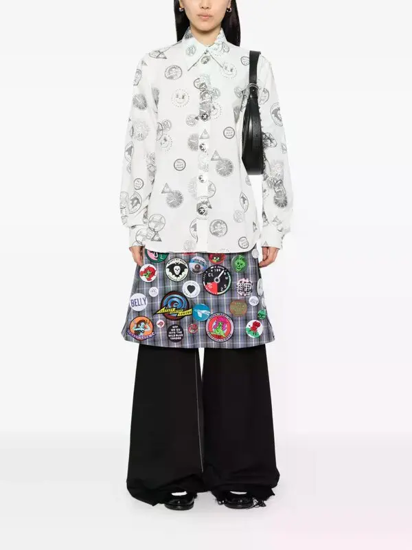 CHOPOVA LOWENA All-over Print Cotton Shirt