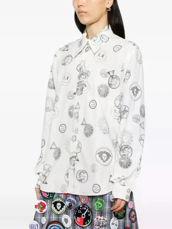 CHOPOVA LOWENA All-over Print Cotton Shirt