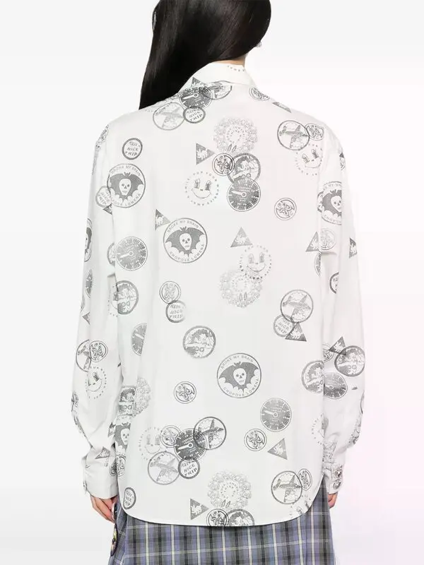 CHOPOVA LOWENA All-over Print Cotton Shirt