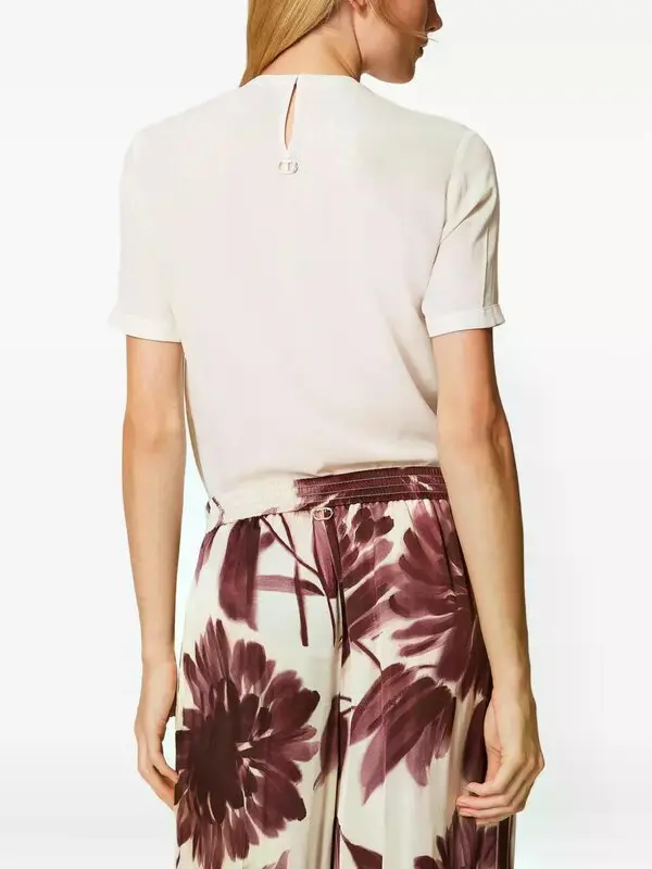 TWINSET Keyhole-neckline Blouse - White