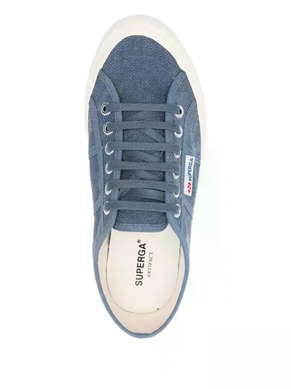 Superga Lace-up Cotton Sneakers - Blue