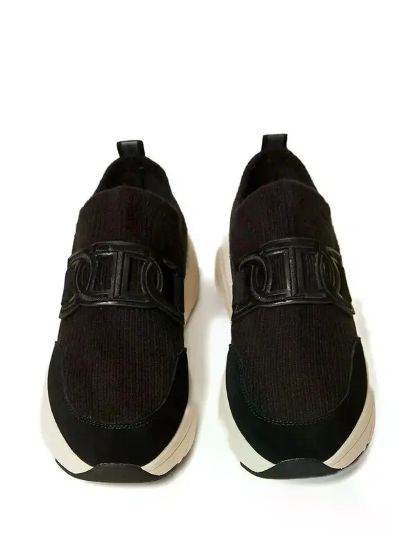 TWINSET Slip-on Sneakers With Rubber Sole - Black