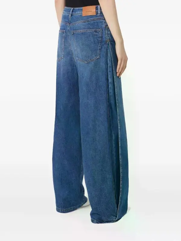 Sportmax Side-split Wide-leg Jeans