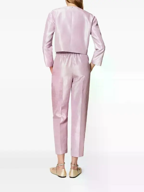 TWINSET Shantung Cropped Jacket