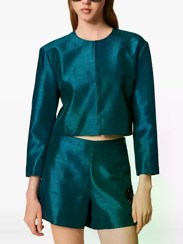 TWINSET Longsleeve Crop Jacket