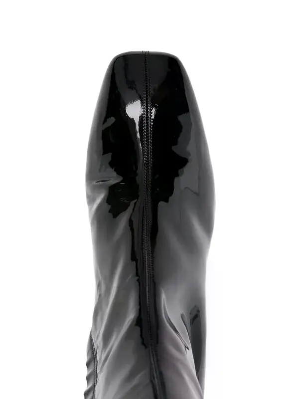 AeydĒ 45mm Marty Patent Calf Leather Knee-high Boots