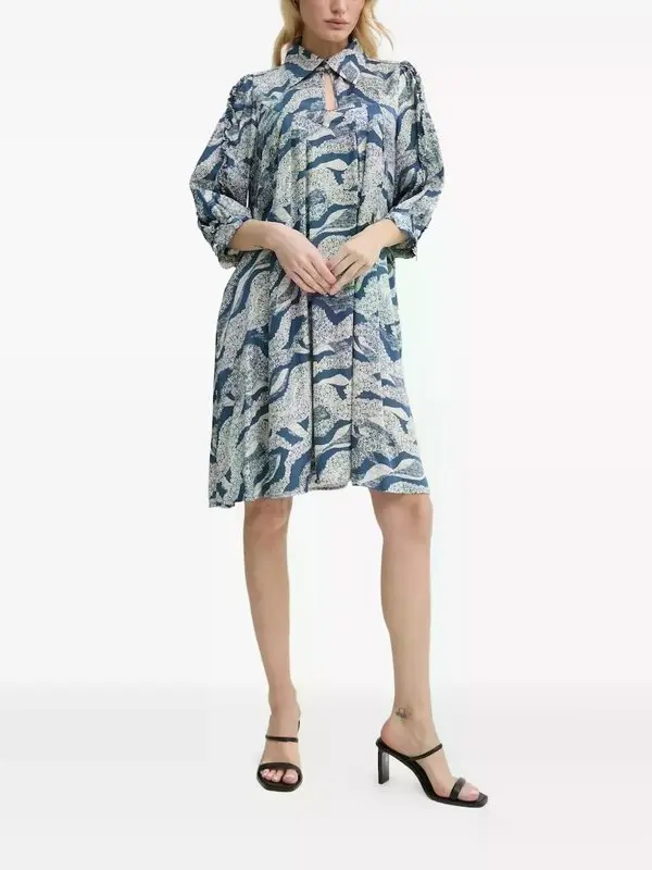 BRUUNS BAZAAR Abstract-print Mini Dress