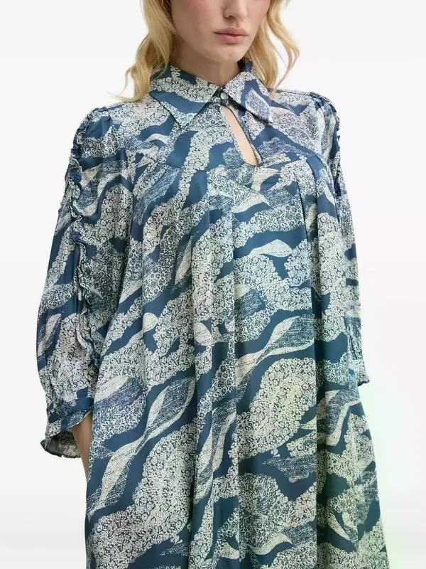 BRUUNS BAZAAR Abstract-print Mini Dress