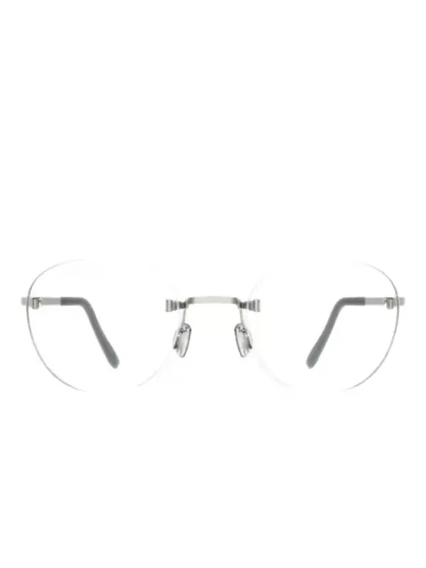 BLACKFIN Round Frame Eyeglasses - Silver