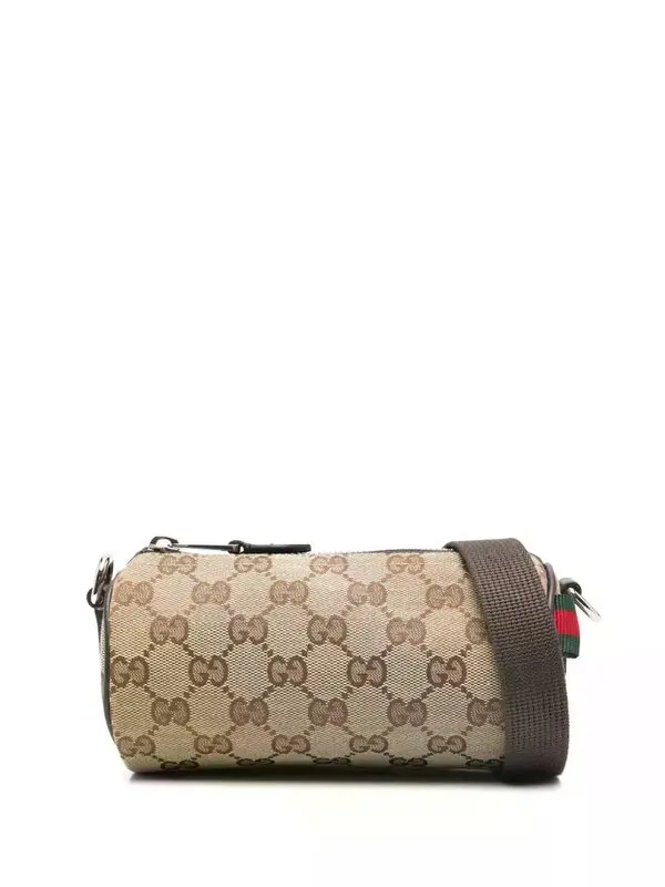 Gucci Gg Supreme Mini Bag - Brown