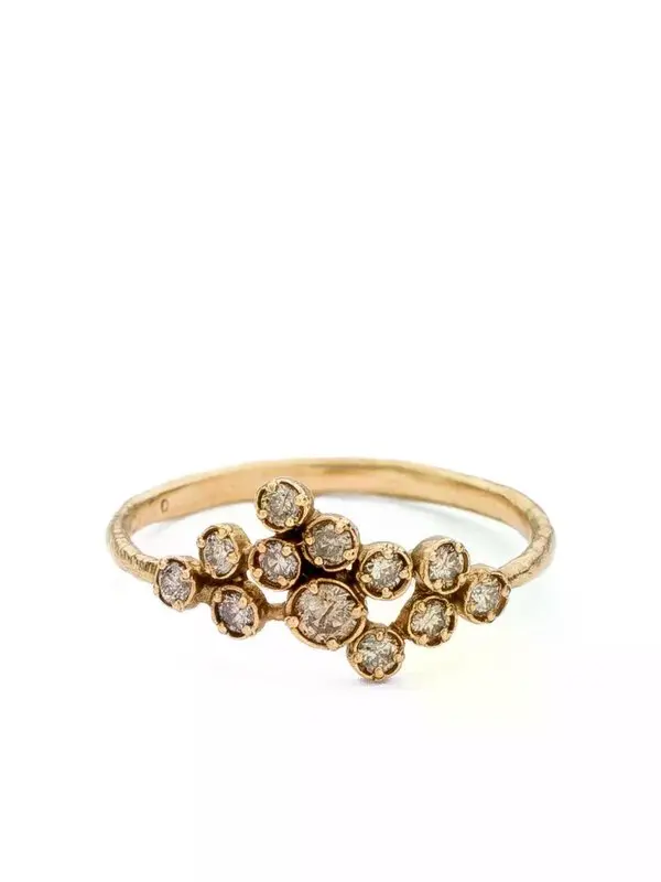 NOGUCHI 14k Yellow Twelve Diamond Ring - Gold