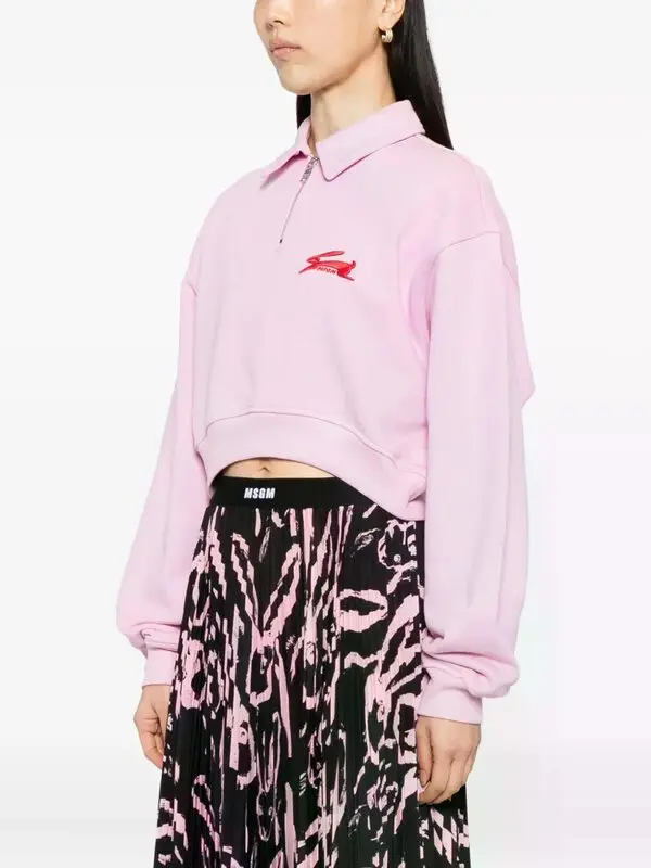 MSGM Logo-embroidered Top