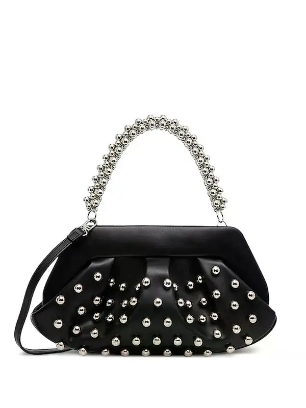 THEMOIRE Beaded-handle Studded Clutch