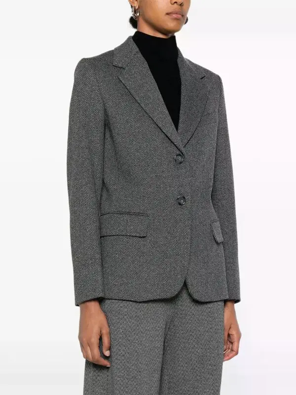 Max Mara Notched Button-fastening Jacket