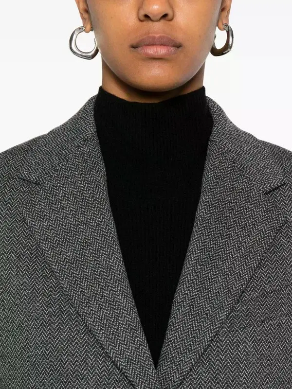 Max Mara Notched Button-fastening Jacket