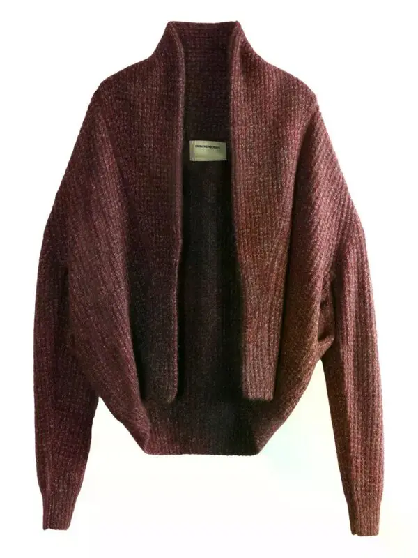 Frenckenberger Shawl-collar Knitted Cardigan