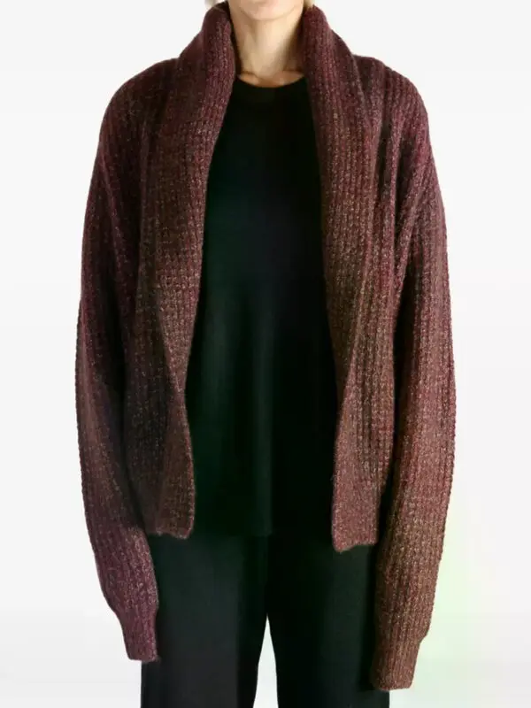 Frenckenberger Shawl-collar Knitted Cardigan