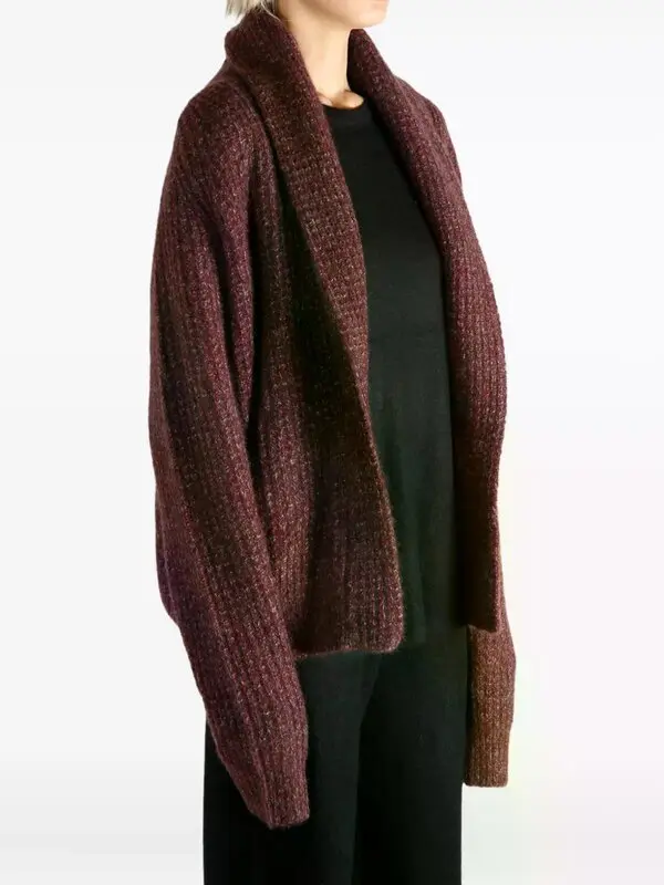 Frenckenberger Shawl-collar Knitted Cardigan