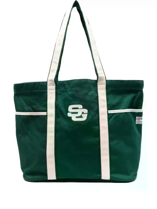 SUMMER GAMES Embroidered Logo Tote Bag - Green