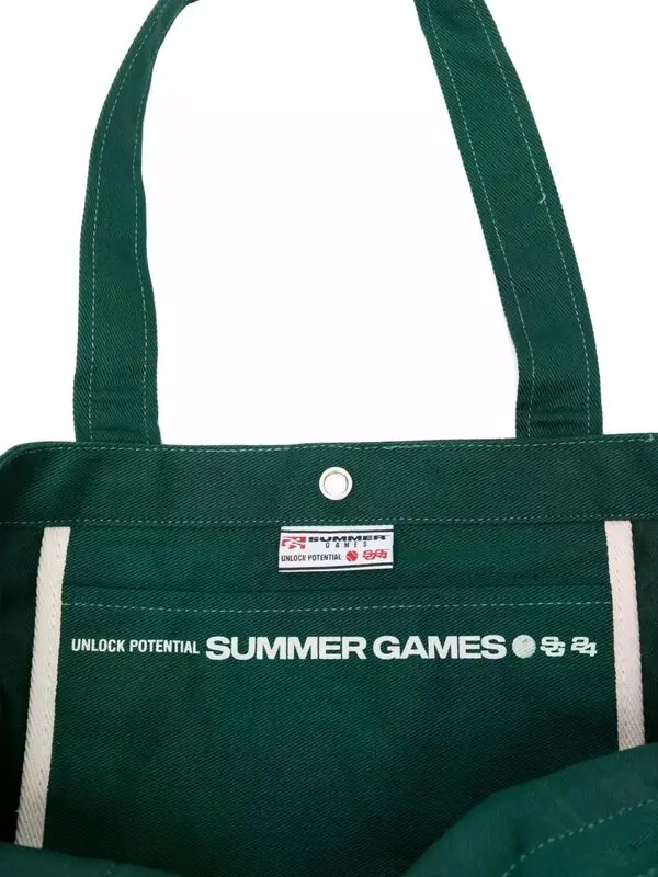 SUMMER GAMES Embroidered Logo Tote Bag