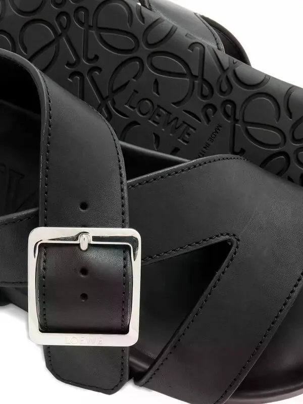Loewe Buckle-strap Flat Sandals