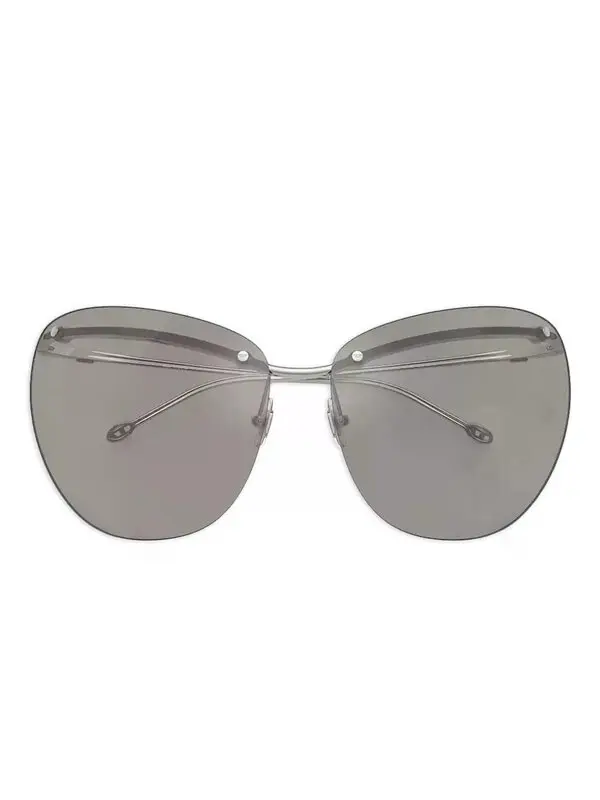 DIESEL® Rimless Cat-eye Sunglasses - Silver