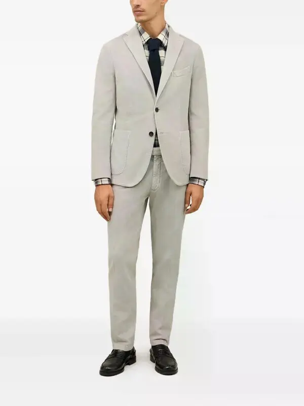 Boglioli Two-button Patch-pocket Suit - Grey