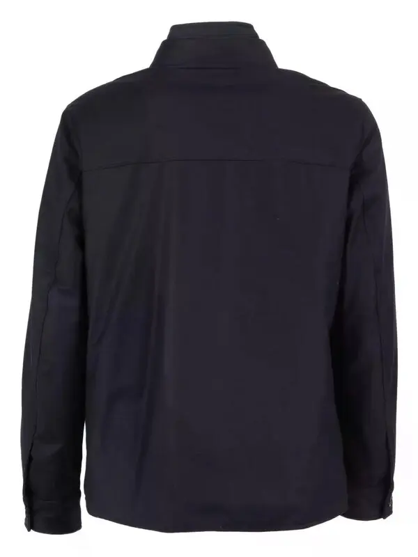 MOORER Duino Button-fastening Shirt Jacket - Blue