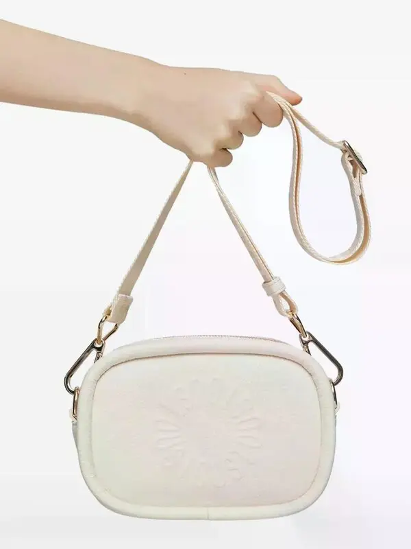 TOUS Embossed Floral Crossbody Bag