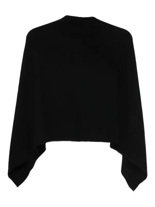 Eric Bompard Cashmere Poncho - Black