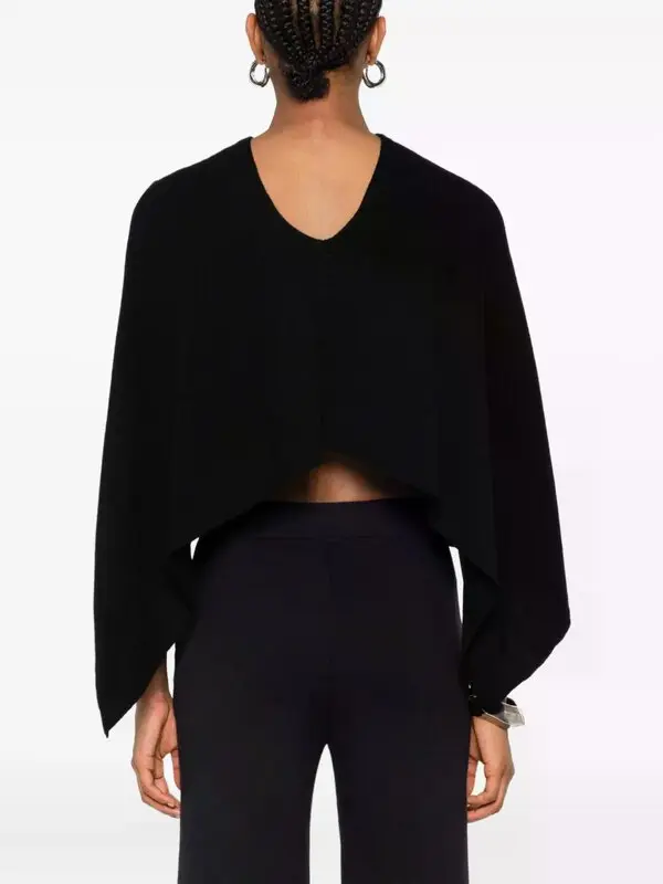 Eric Bompard Cashmere Poncho - Black
