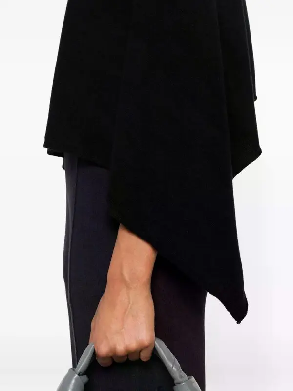 Eric Bompard Cashmere Poncho - Black
