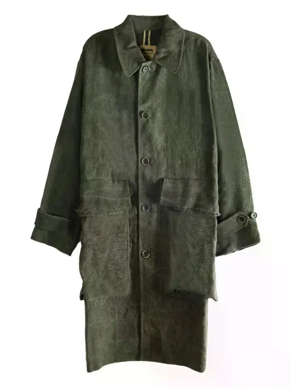 UMA WANG Patch-pocket Linen Coat