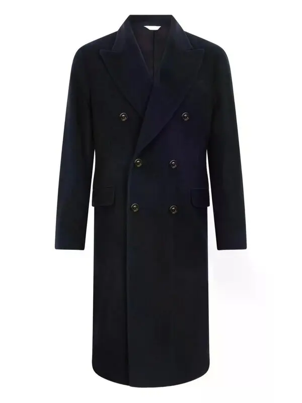 Boglioli Double-breasted Cashmere Coat