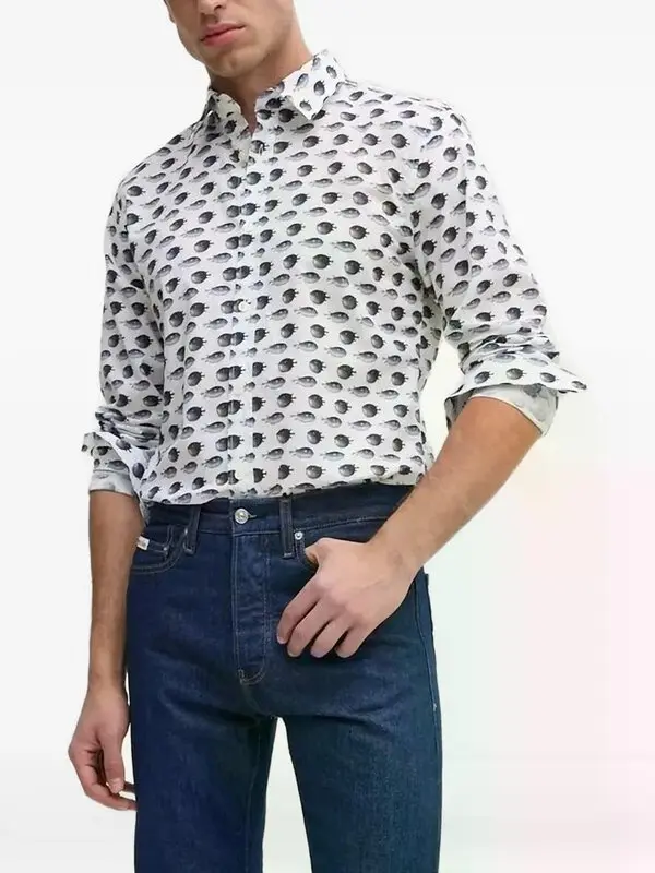 JOOP! Pufferfish-print Shirt