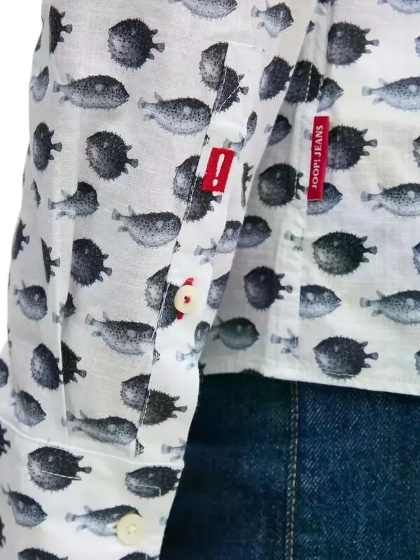 JOOP! Pufferfish-print Shirt