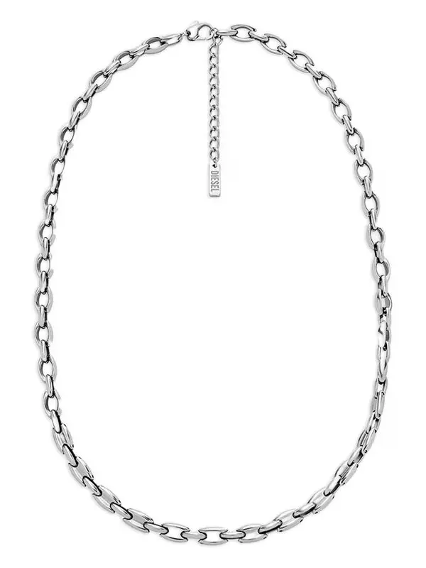 Diesel Chain-link Necklace - Silver