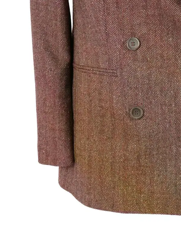 Lorena Antoniazzi Herringbone Double-breasted Blazer