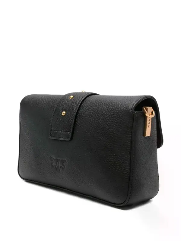 Pinko Mini Love Flap Bag - Black